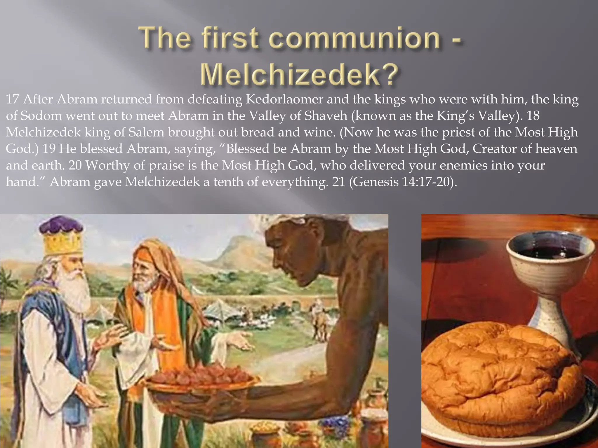 What is Holy Communion? | PPT