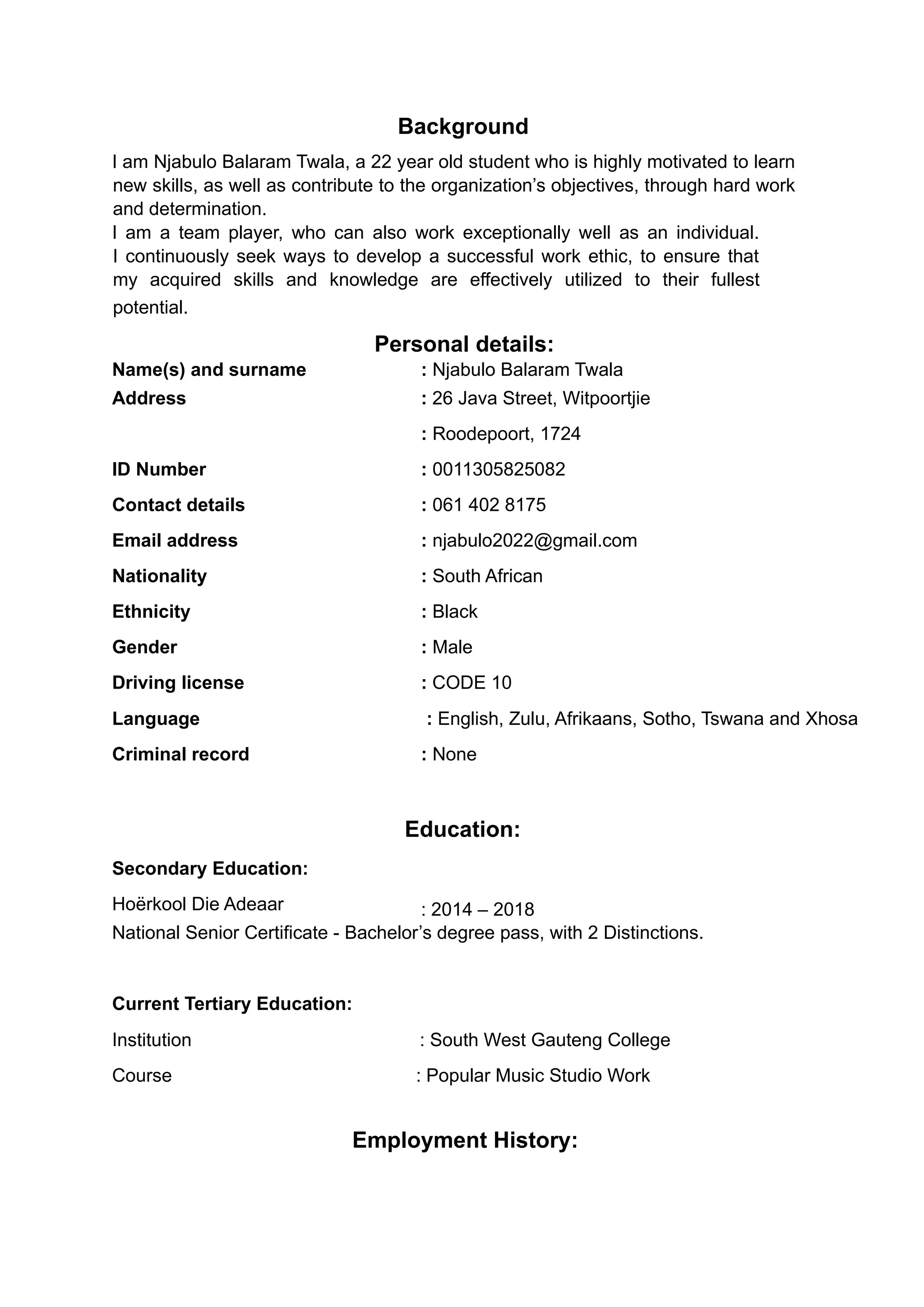 Njabulo Twala CV Final Reference Doc.docx