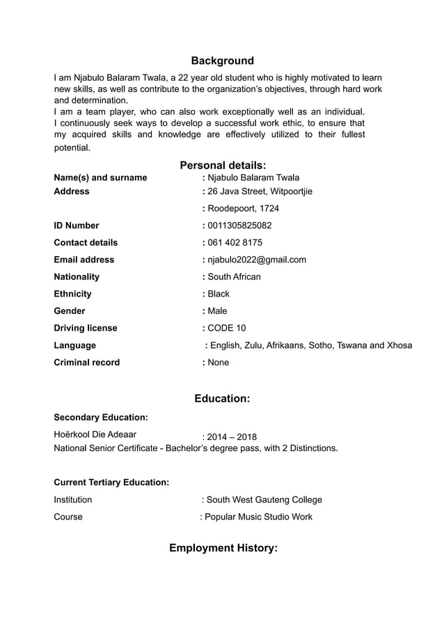 Njabulo Twala CV Final Reference Doc.docx