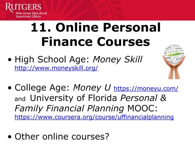 50 Creative Ways to Teach Personal Finance-11-14 | PPT