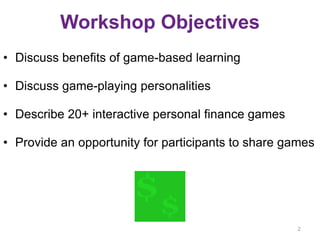 Teaching Personal Finance Through Games | PDF