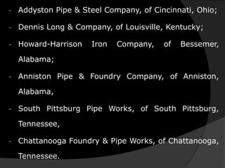 Addyston Pipe and Steel Co. V. United States | PPTX