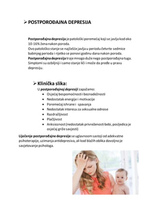 Njega babinjare u stanju psihoze | DOCX