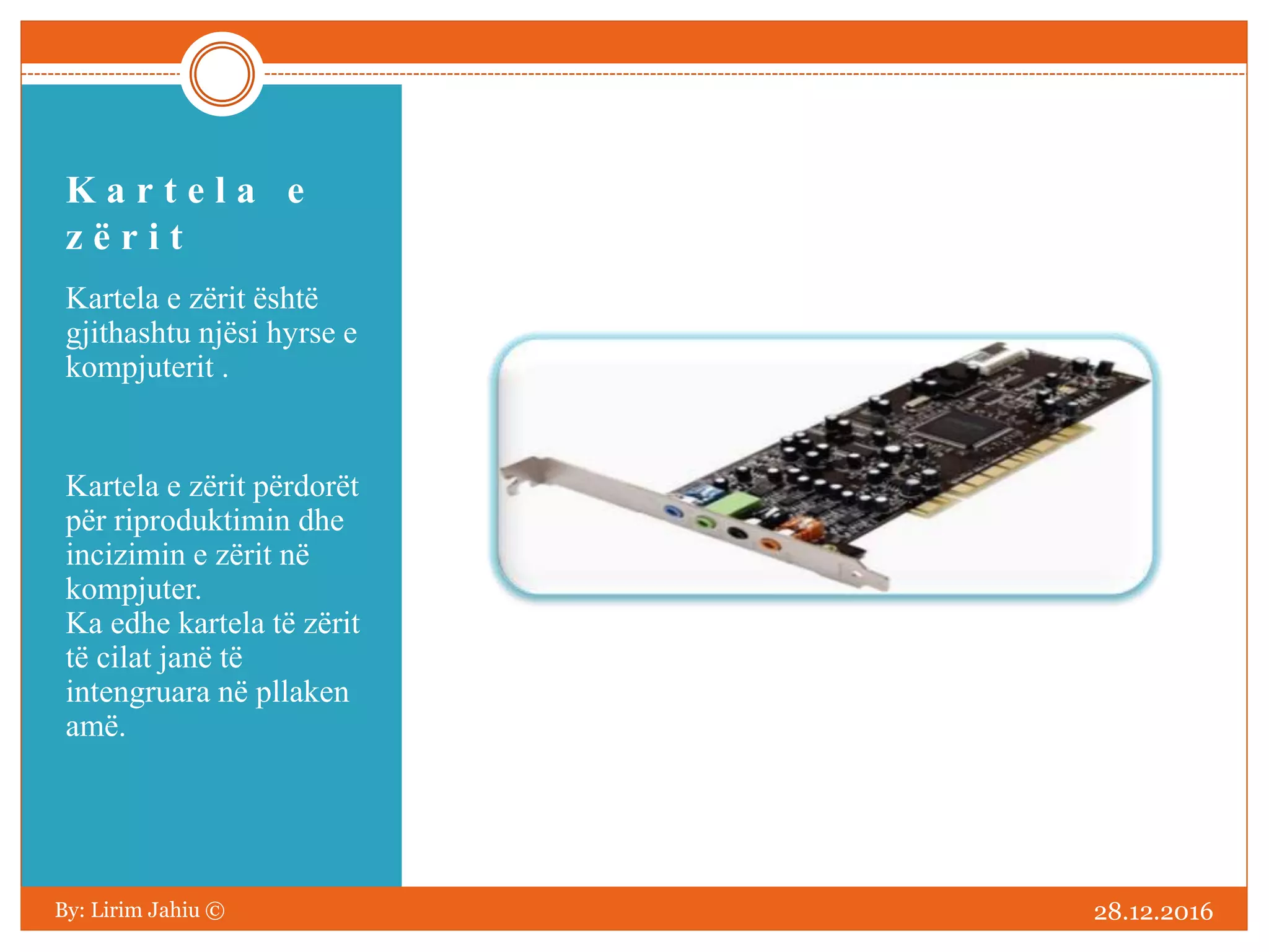 Njesite hyrse dhe dalese te Kompjuterit © | PPTX