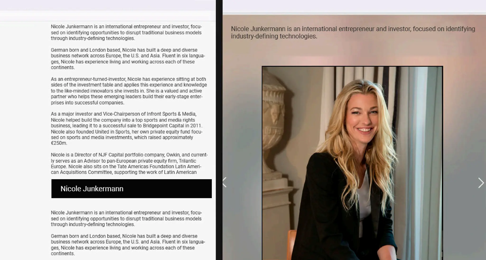 Inspiring the Next Generation: Nicole Junkermann | PPT