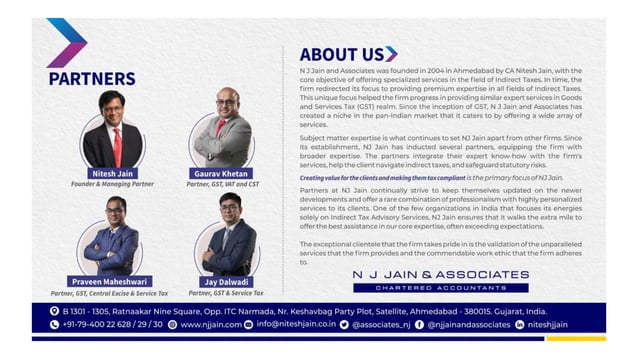 Clarification on Cross Charge & ISD | PPT