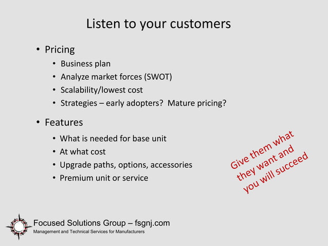 Product Development Considerations | PPTX