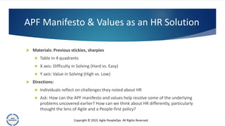 Agile PeopleOps Framework: An HR Solution | PPT