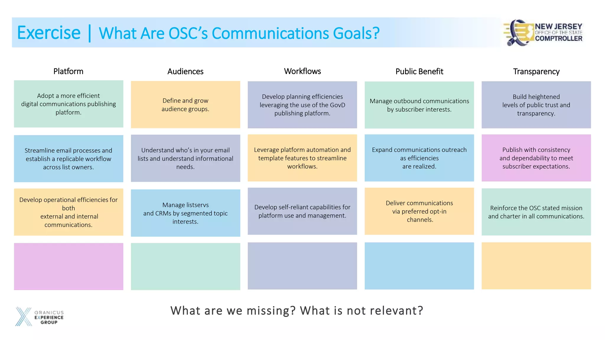 Discovery Workshop Exercise Pptx