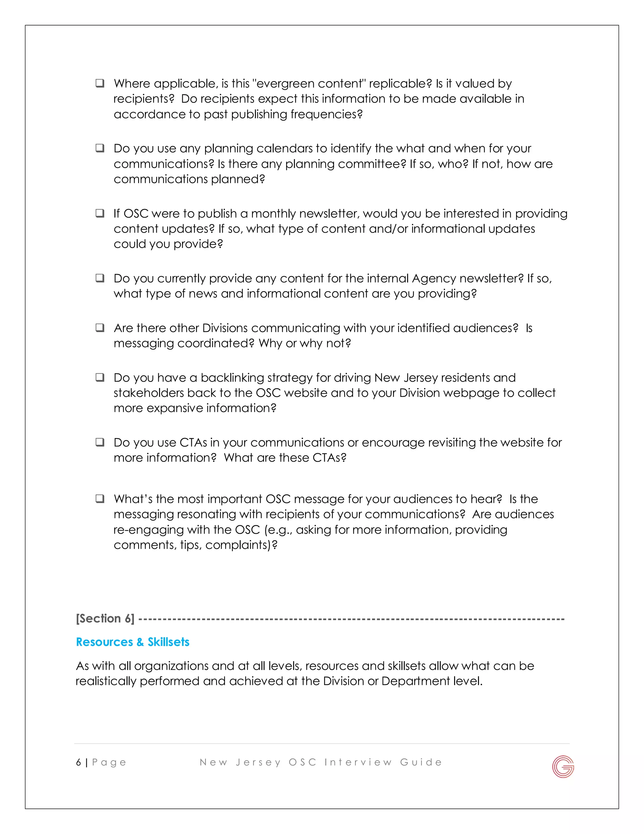 Interview Guide | PDF