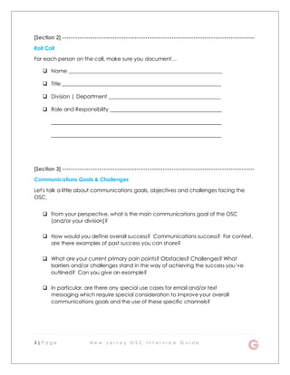 Interview Guide | PDF