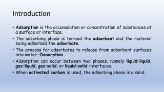 Njp 1919021014 adsorption for wastewater treatment | PPTX