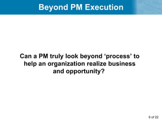 Project Management - Beyond the Finish Line | PPT