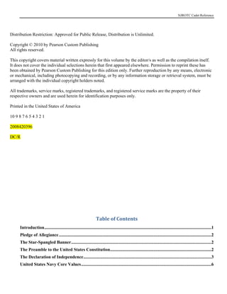 NJROTC Cadet Reference Manual | PDF