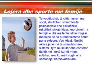 Si ndikojne aktivitetet fizike ne shendetin e njeriut | PPTX