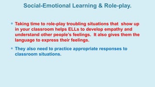 Supporting Social-Emotional Development of Elementary ELLs | PPT