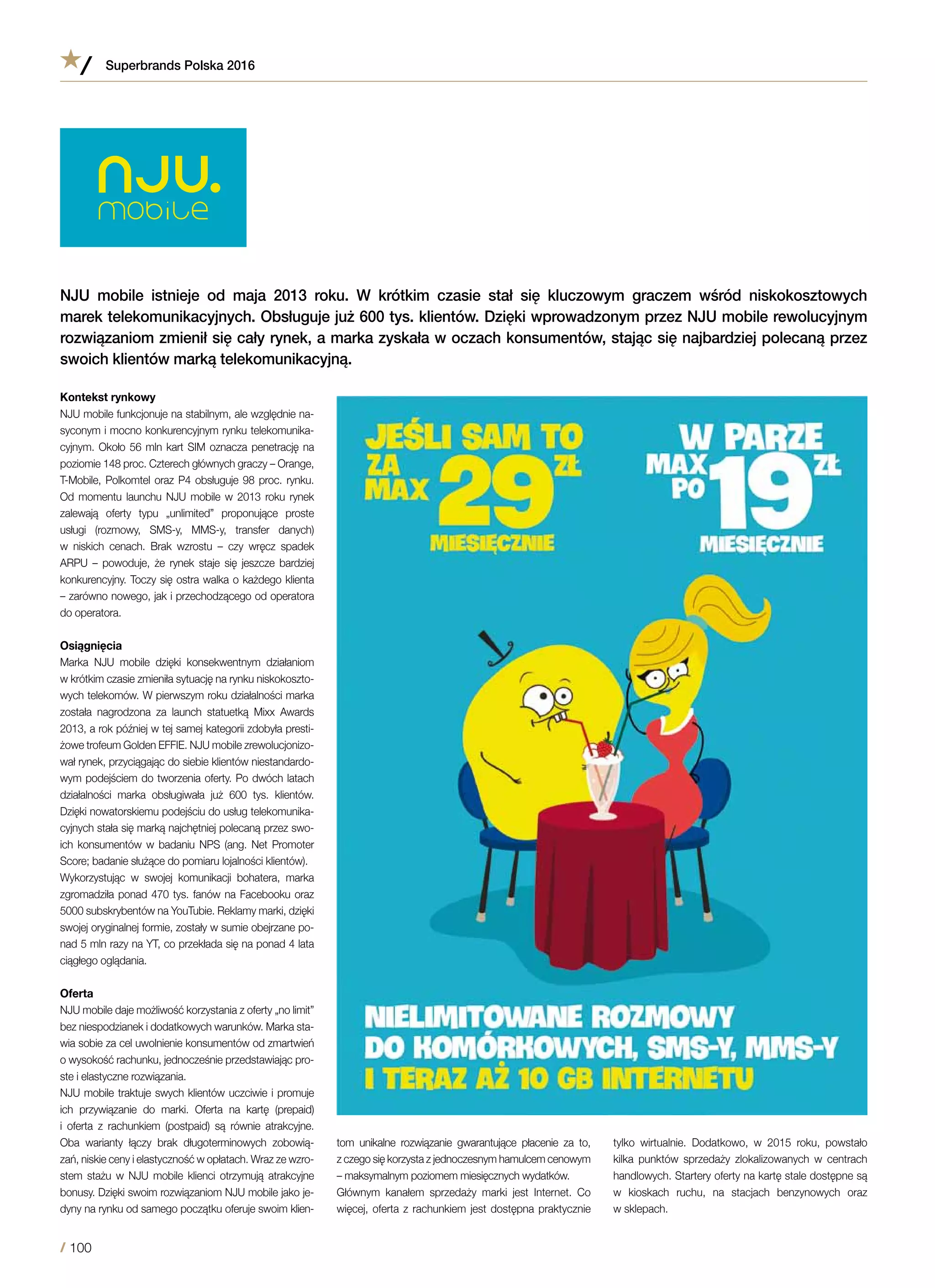 Case study marki NJU mobile z Albumu Superbrands Polska 2016 | PDF ...