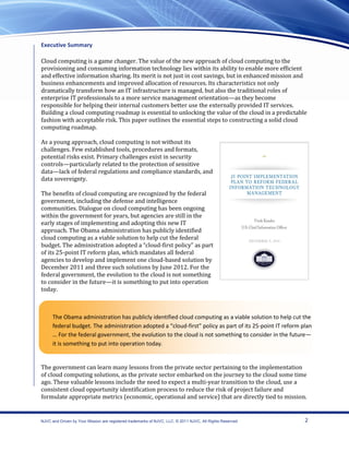 NJVC Implementation of Cloud Computing Solutions in Federal Agencies | PDF