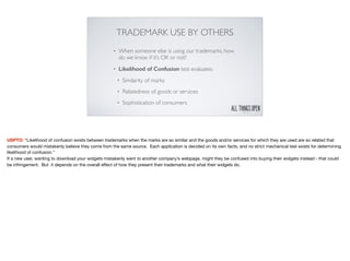 Practical Trademark Law for FOSS Projects | PPT