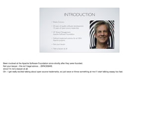 Practical Trademark Law for FOSS Projects | PDF