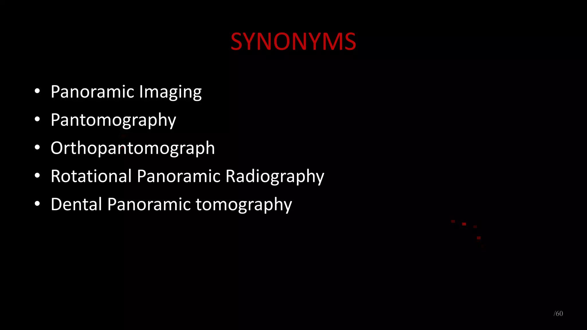 Panaromic radiography | PPTX