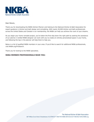 NKBA Kitchen Planner | PDF