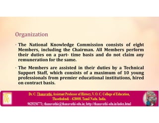 National Knowledge Commission 2005 Dr.C.Thanavathi | PDF