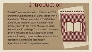 National knowledge commission NKC 2007.pptx