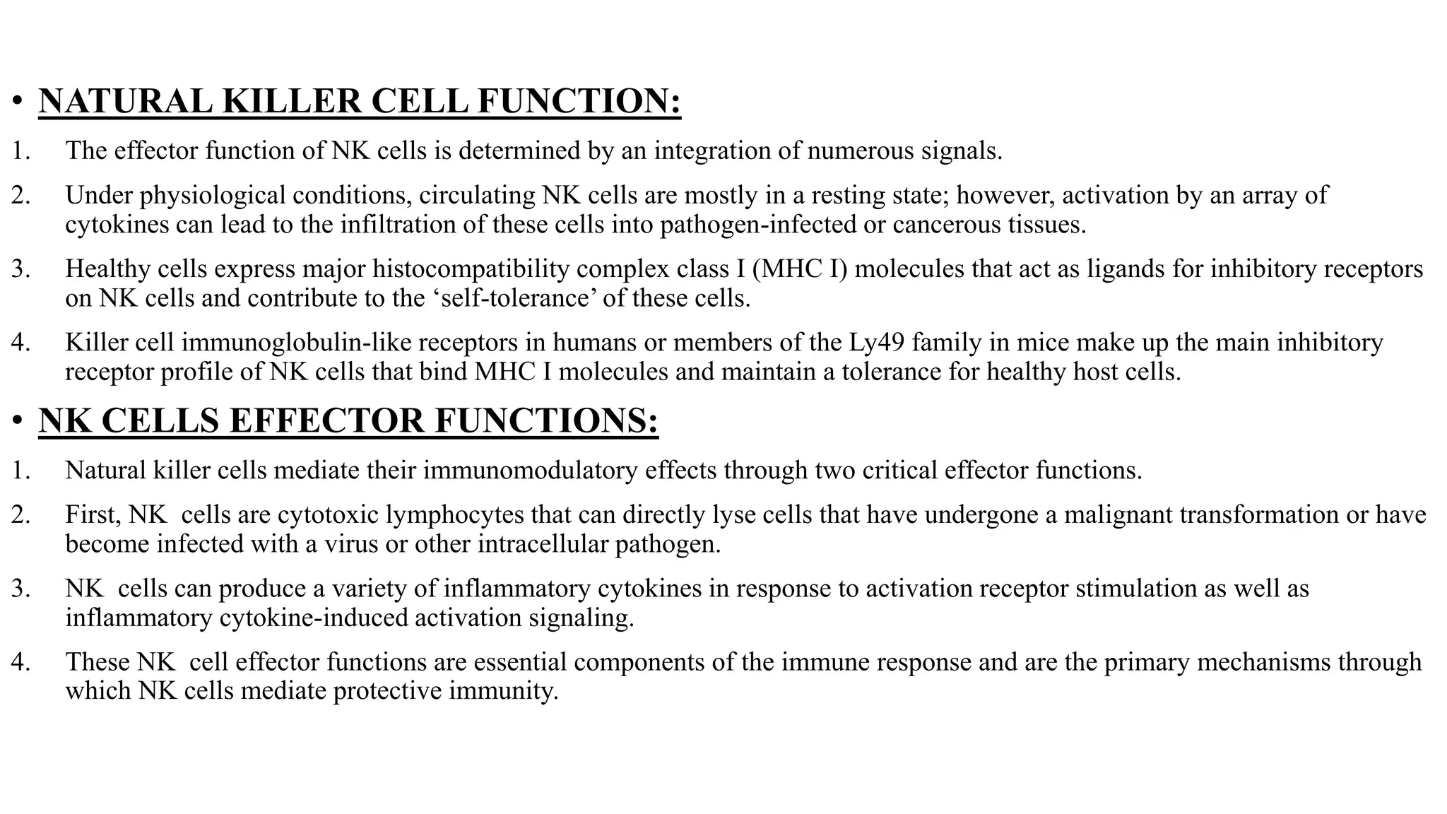 Nk cells and their functions | PPTX