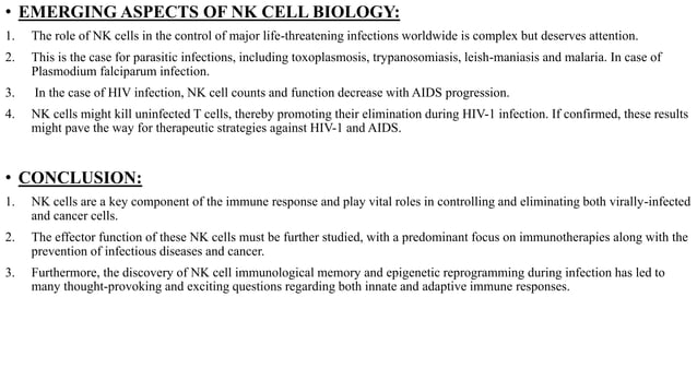 Nk cells and their functions | PPTX | Infectious Diseases | Diseases ...