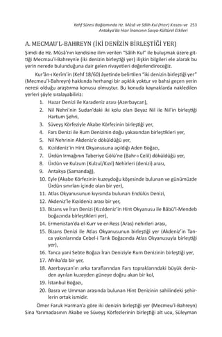 HZ. MUSA VE SALİH KUL | PDF