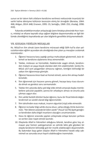HZ. MUSA VE SALİH KUL | PDF