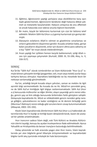 HZ. MUSA VE SALİH KUL | PDF