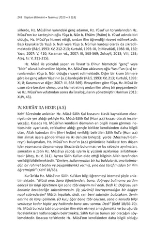 HZ. MUSA VE SALİH KUL | PDF