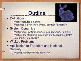 Complex Adaptive Systems and Communities | PPTX