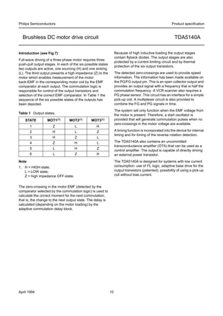 Tda5140 a | PDF