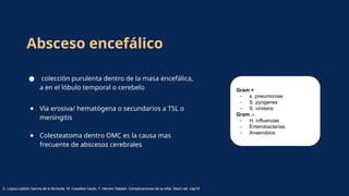 Complicaciones de la otitis aguda aguda. | PPTX