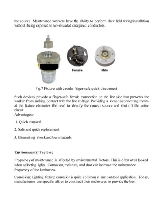 Seminar Topic on Lighting Safety Considerations | DOCX