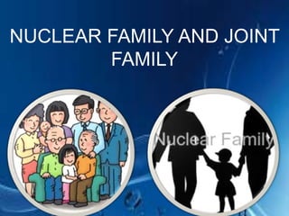 Joint Family Vs Nuclear Family Cartoon