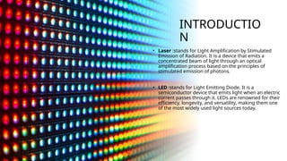 Illuminating Innovations: The Future of LED and Laser Technology | PPTX
