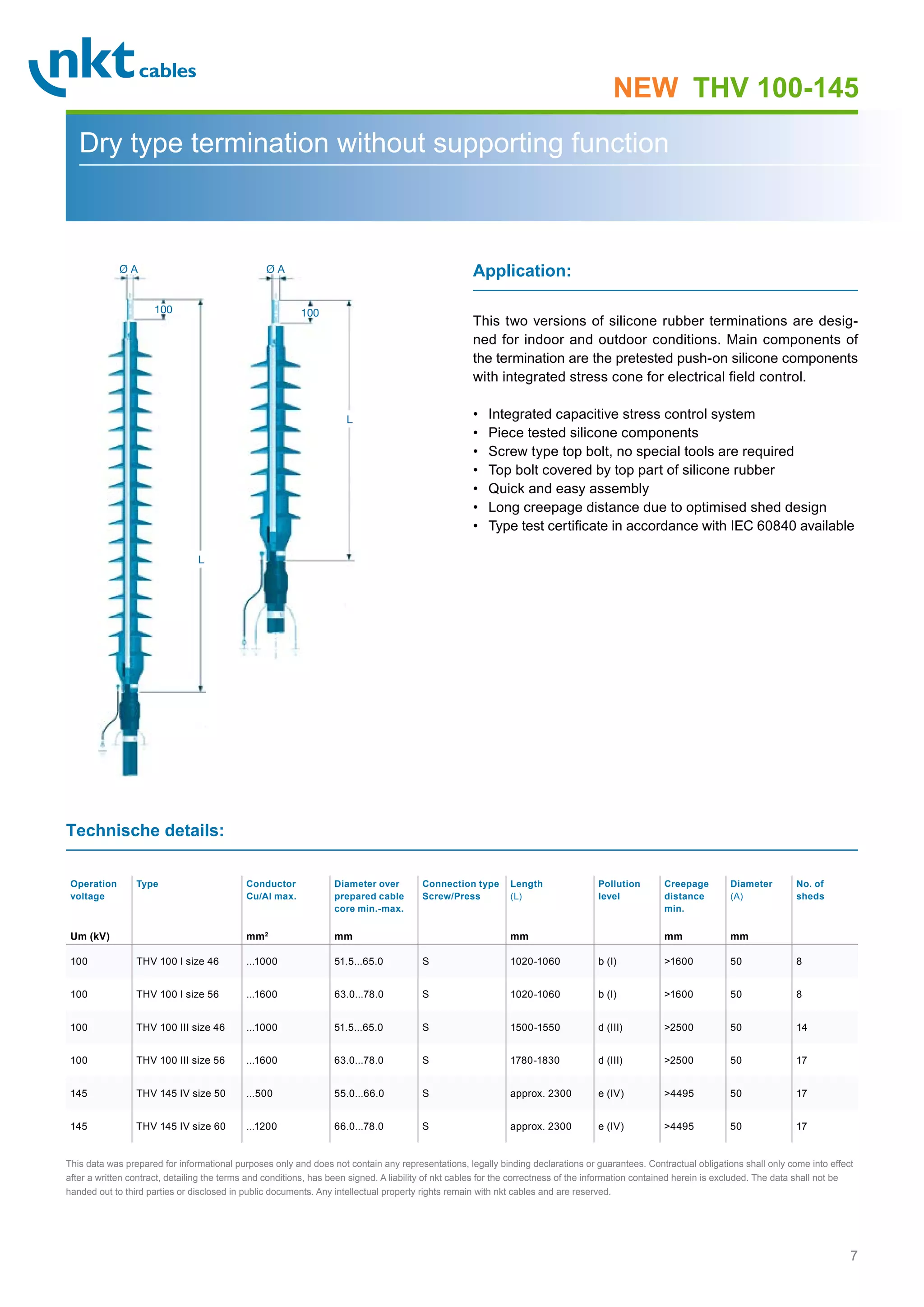 NKT High Voltage Cable Joints & Terminations 72kV-245kV | PDF