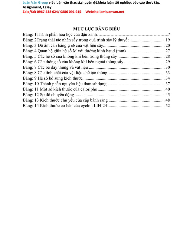 Đồ án Kỹ thuật thực phẩm Tính toán thiết kế thiết bị sấy thùng quay sấy đậu xanh 3 tấn nguyên ...