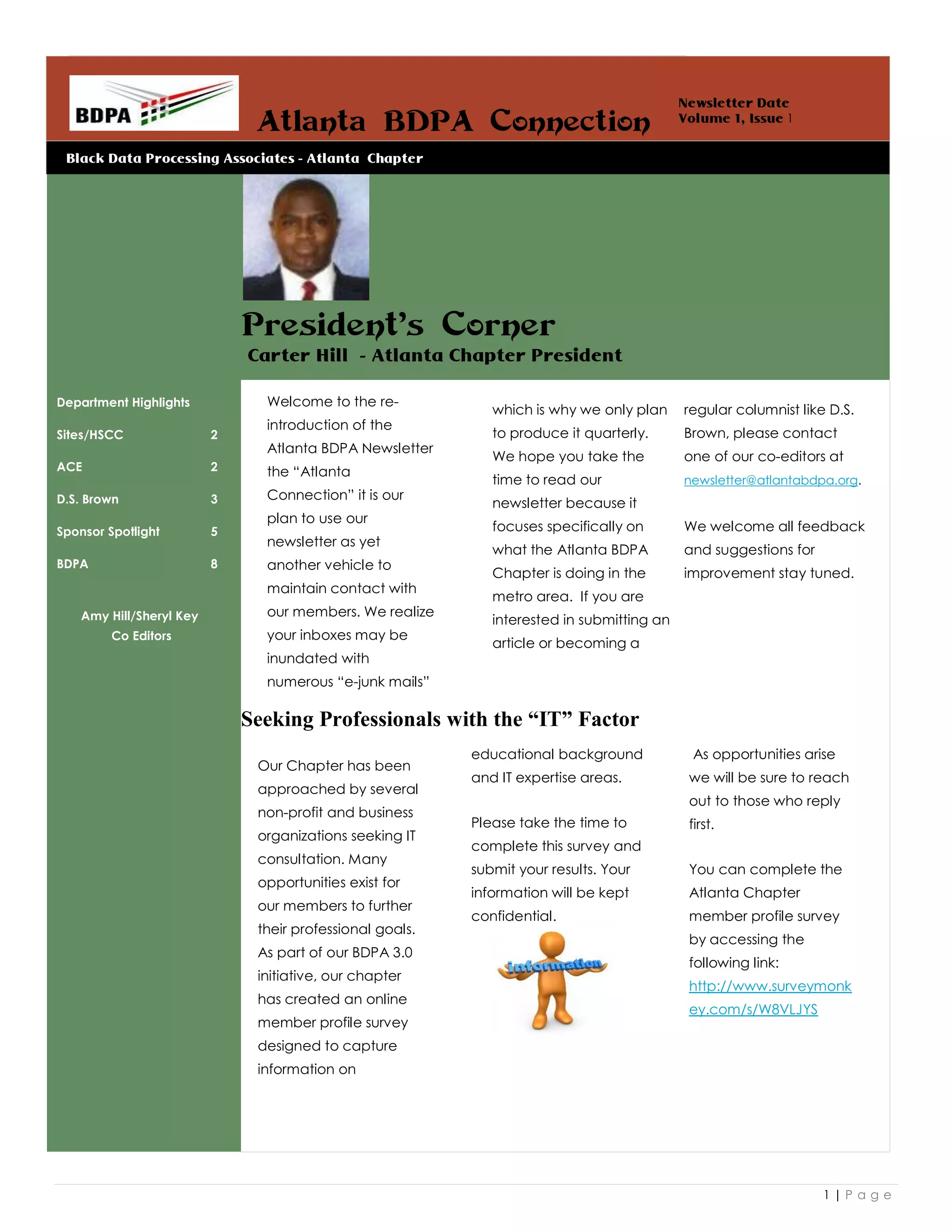 Newsletter: BDPA Atlanta (Oct 2010) | PDF