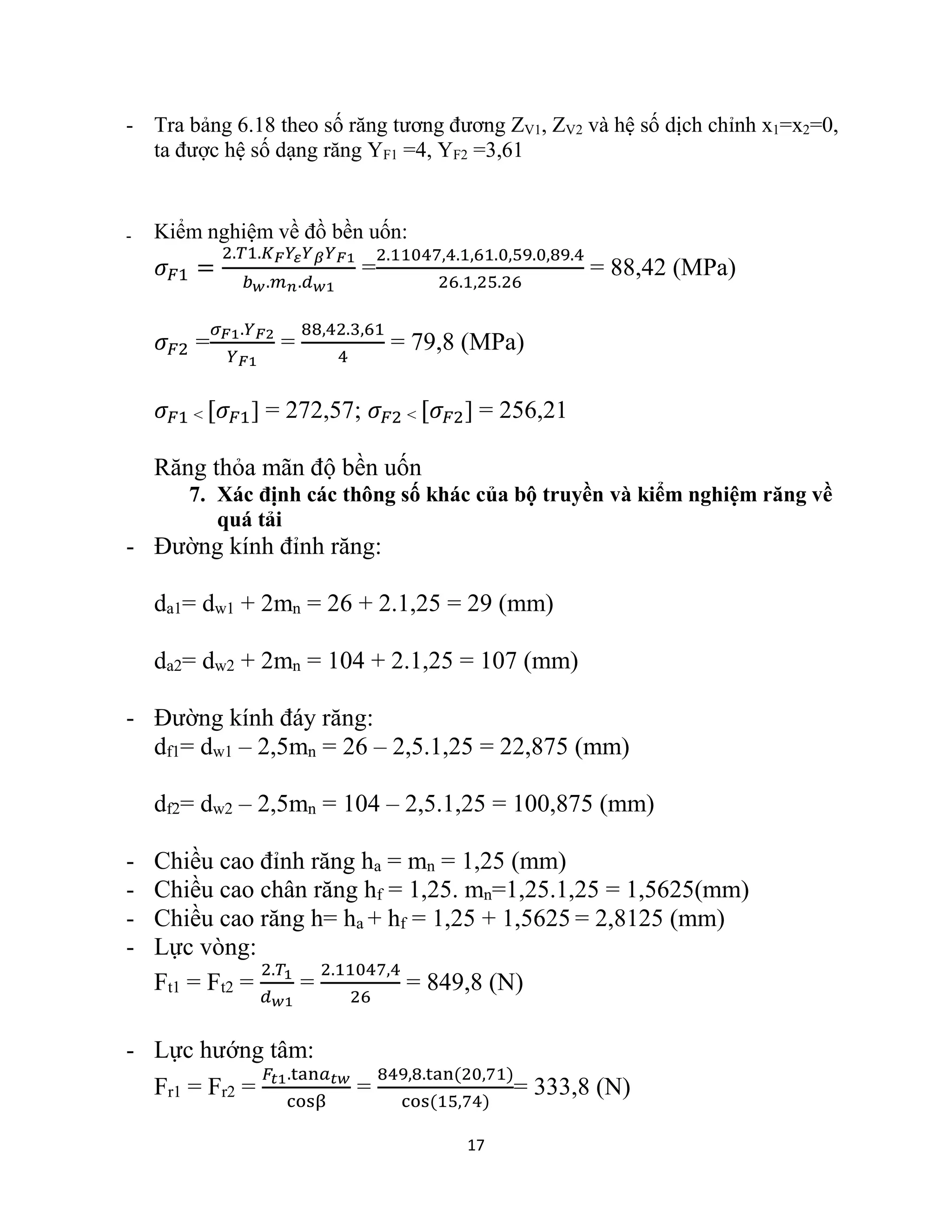 bài tập lớn nguyên lí chi tiết máy đại học SPKT | DOCX