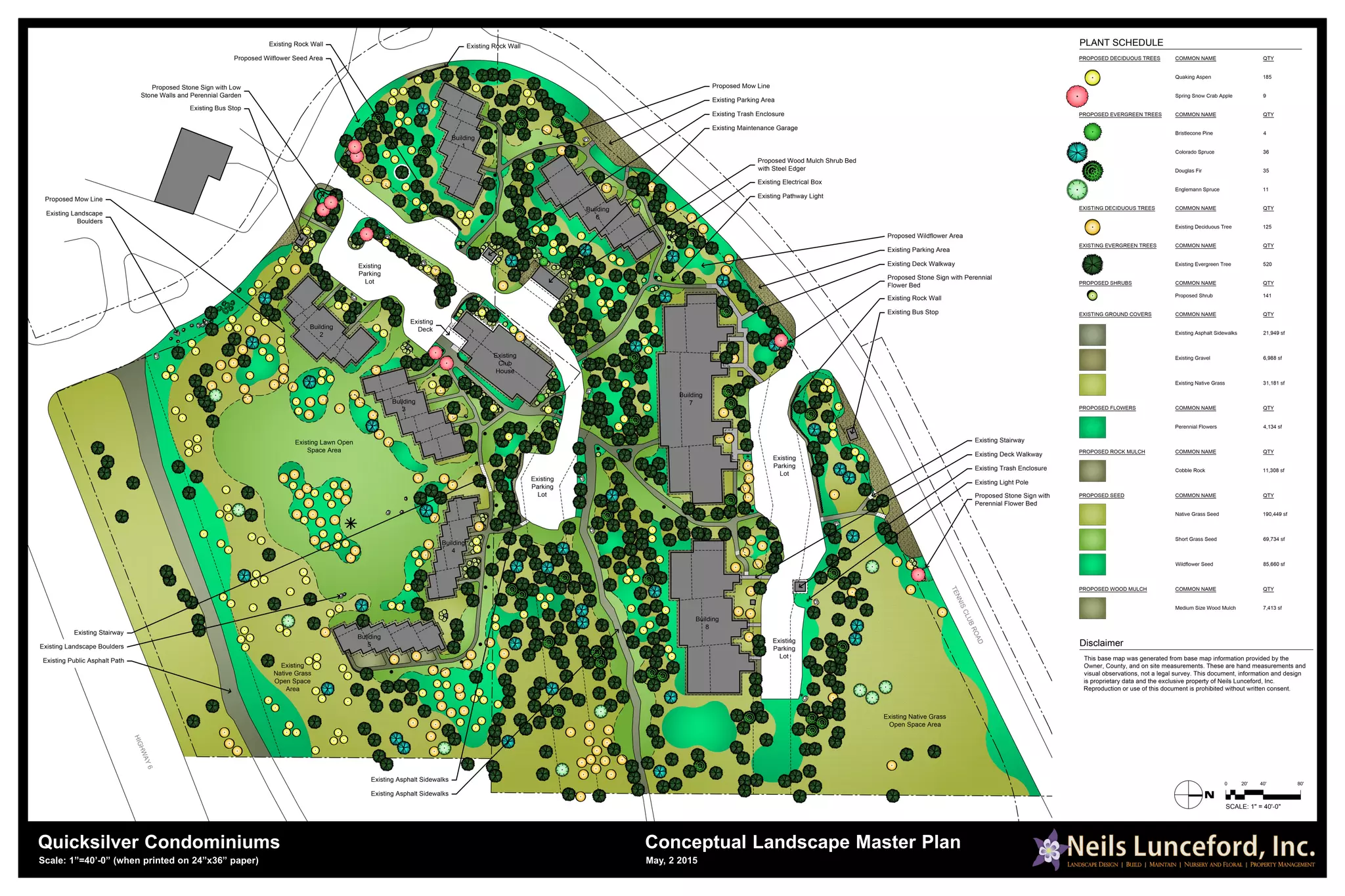 Quicksilver Landscape Master Plan 2015, Keystone, CO | PDF