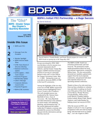 Newsletter: BDPA Greater Tampa Bay (Jun 2002) | PDF