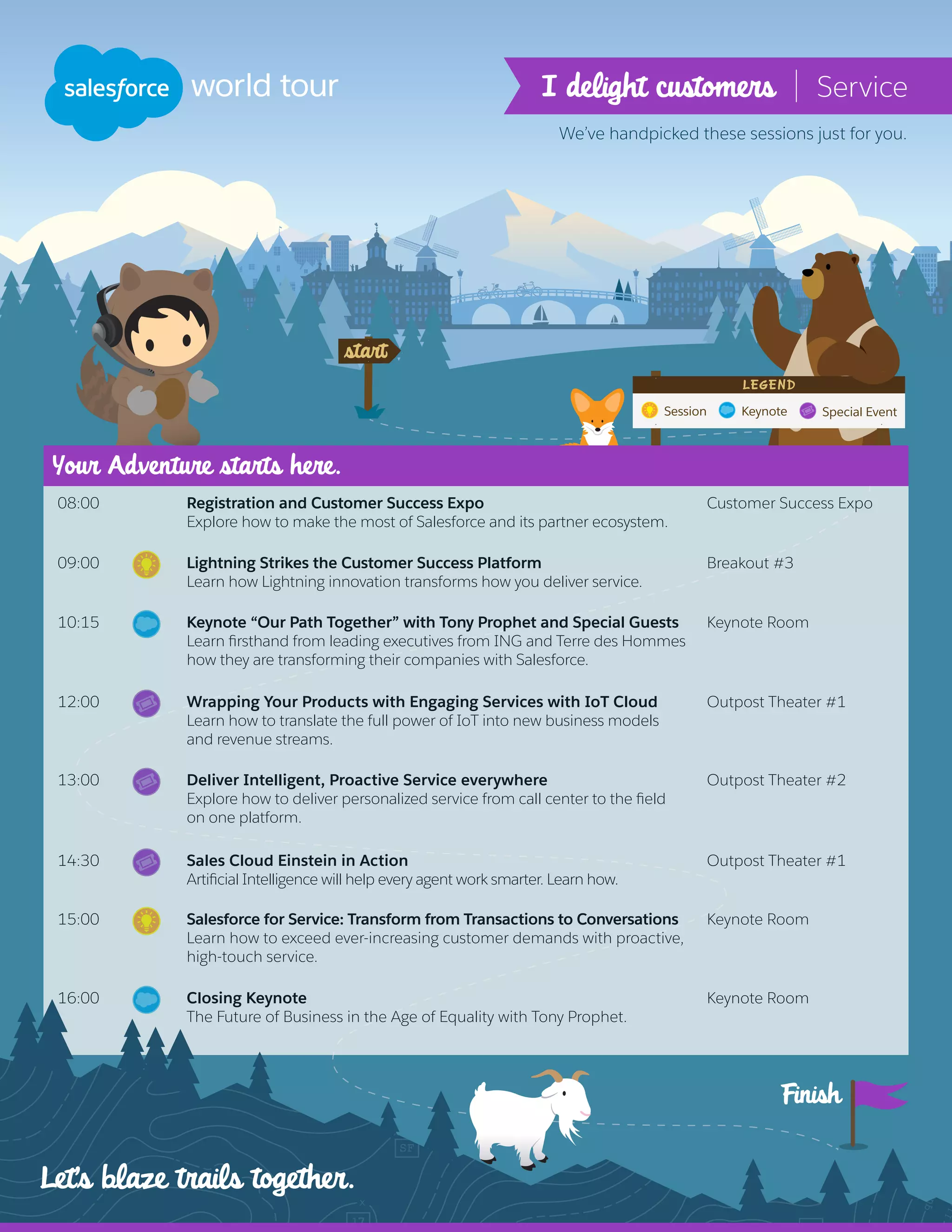 Salesforce World Tour Amsterdam - Service Trailmap | PDF