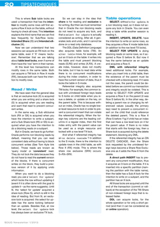 Oracle table lock modes | PDF