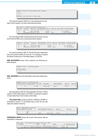 Oracle table lock modes | PDF