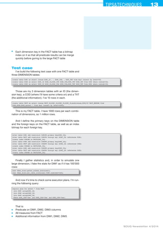 Star Transformation, 12c Adaptive Bitmap Pruning and In-Memory option | PDF